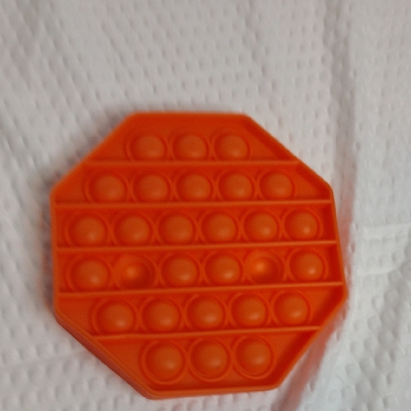 Toys | Orange Octagon Pop It Toy | Poshmark